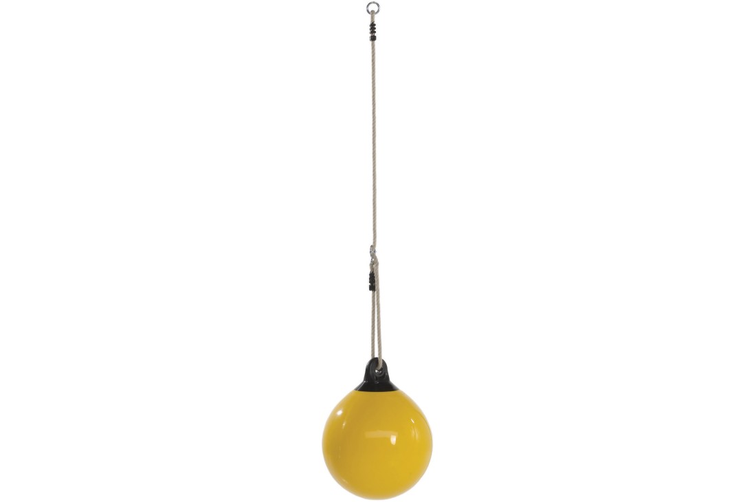 Buoy Ball ‘DROP’ Swing With Adjustable Rope - Yellow